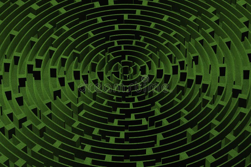 Labyrinth stock illustration. Illustration of complex - 35641045