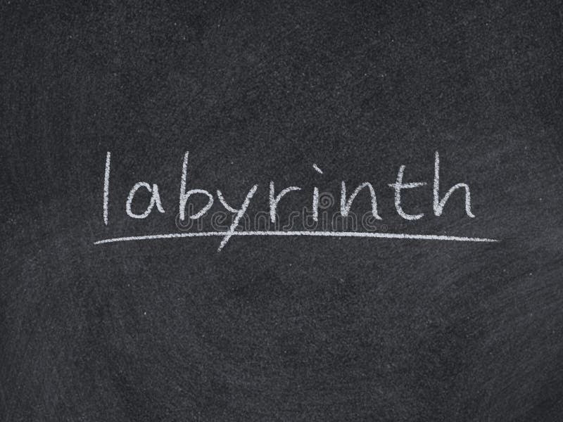 Labyrinth word cloud stock photo. Image of businessman - 90880012