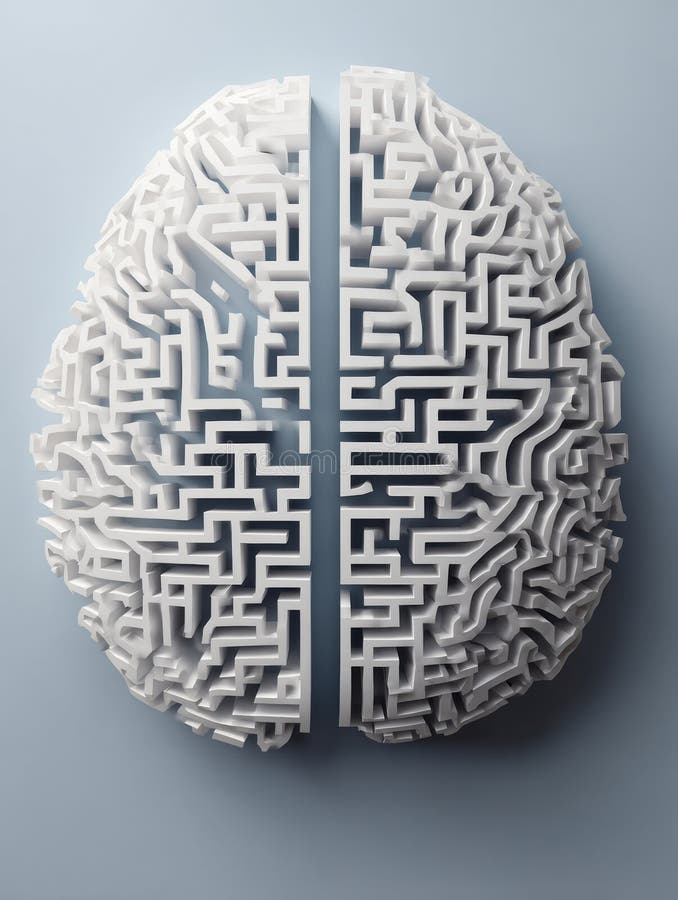 Labyrinth Designed in Brain Shape with an Accessible Exit Point ...