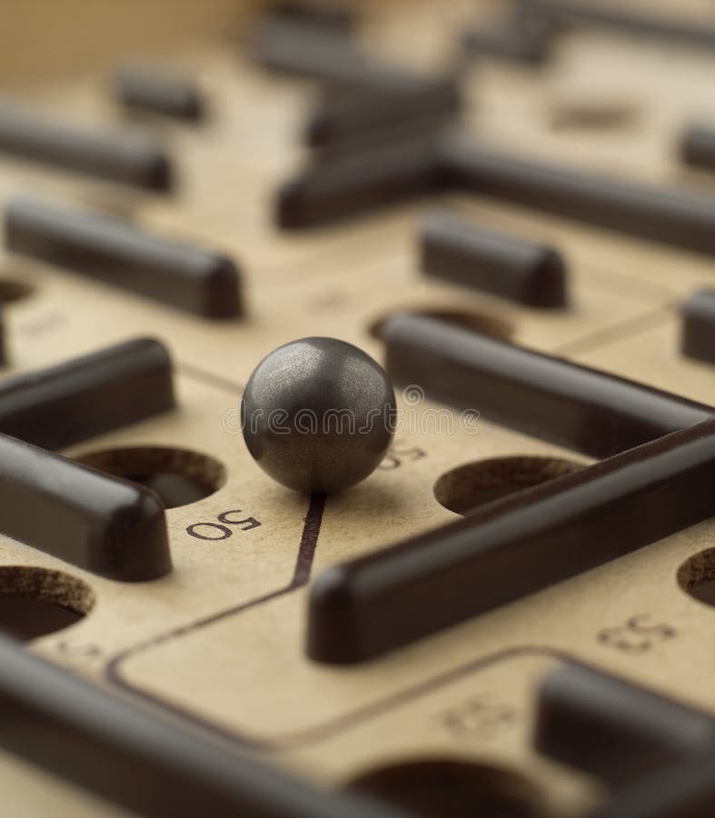 Labyrinth Game stock image. Image of guidance, hindrance - 27177269