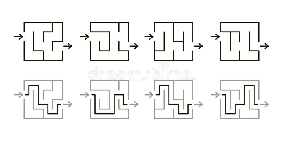 Labyrinth Game, Logic Challenge To Navigate Its Twisting Paths. Kids Maze, Strategy, Problem ...
