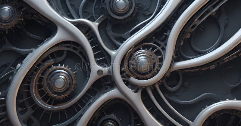 Hypnotic Gear Artistry stock image. Image of detailed - 309459439