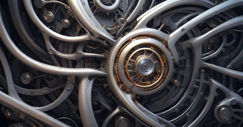 Hypnotic Gear Artistry stock image. Image of mechanics - 309348263
