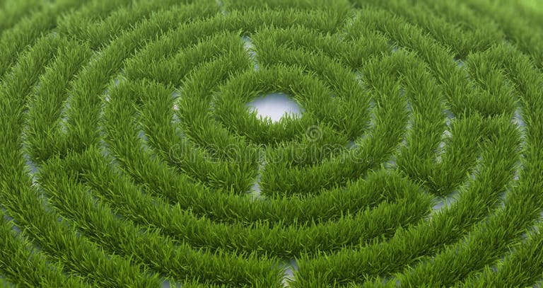 Labyrinth grass stock image. Image of labyrinth, ornamental - 42432677