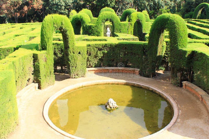 Labyrinth stock photo. Image of spain, flower, garden - 50314048
