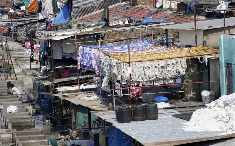 Labyrinth of Human Laundries Called Dhobi Ghats, Mumbai, India ...