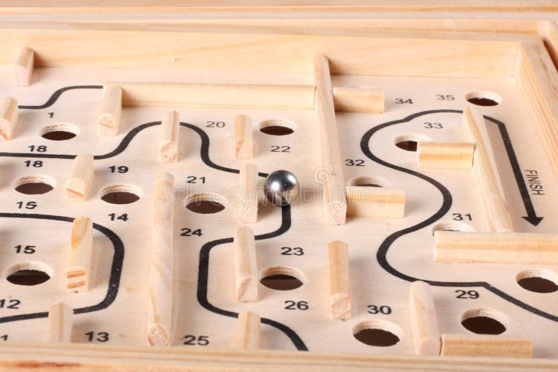 Labyrinth of life stock image. Image of wood, maze, line - 15100635