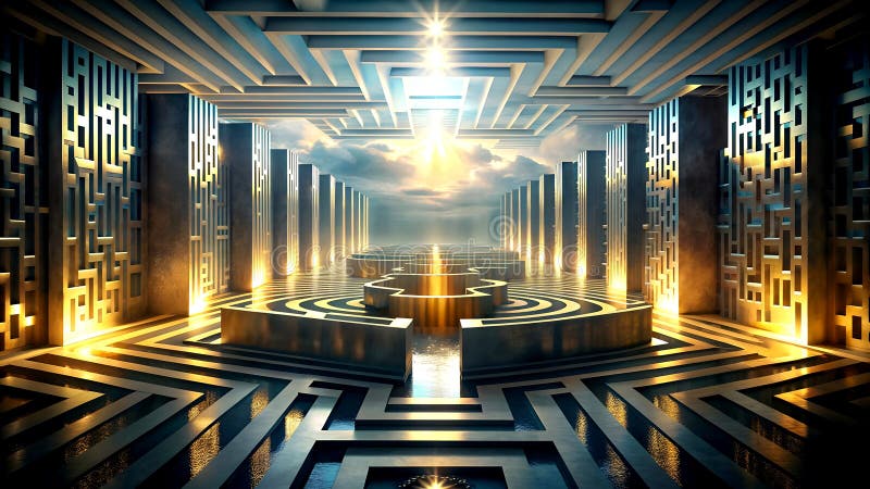 The Labyrinth of Light: a Surreal Exploration of Shadows and ...