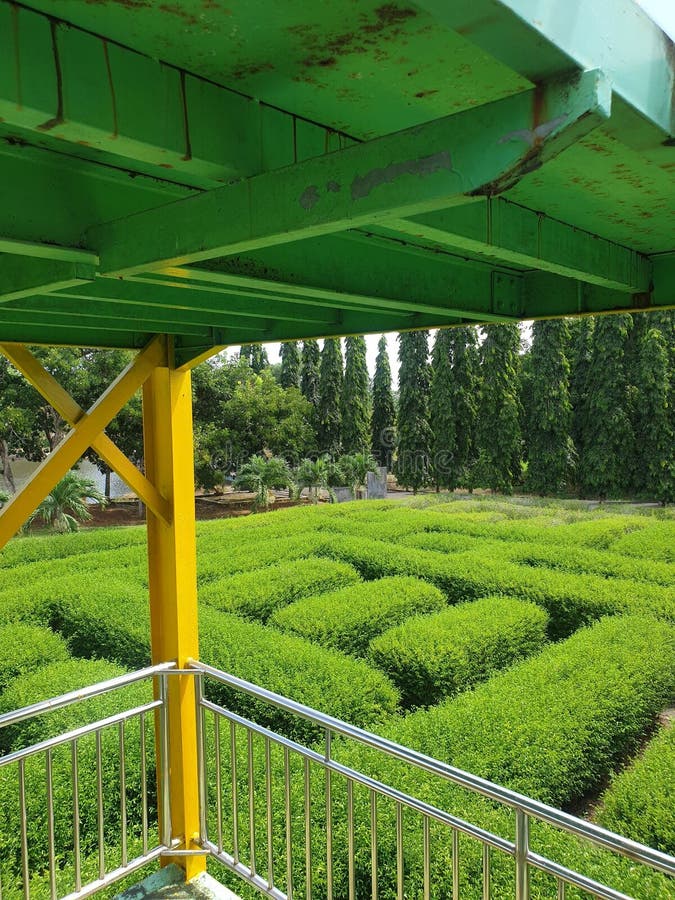 Labyrinth Park is an Artificial Tourist Attraction in the Form of a ...