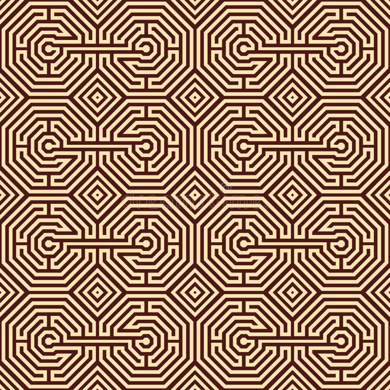 Labyrinth pattern stock vector. Illustration of puzzle - 70541777