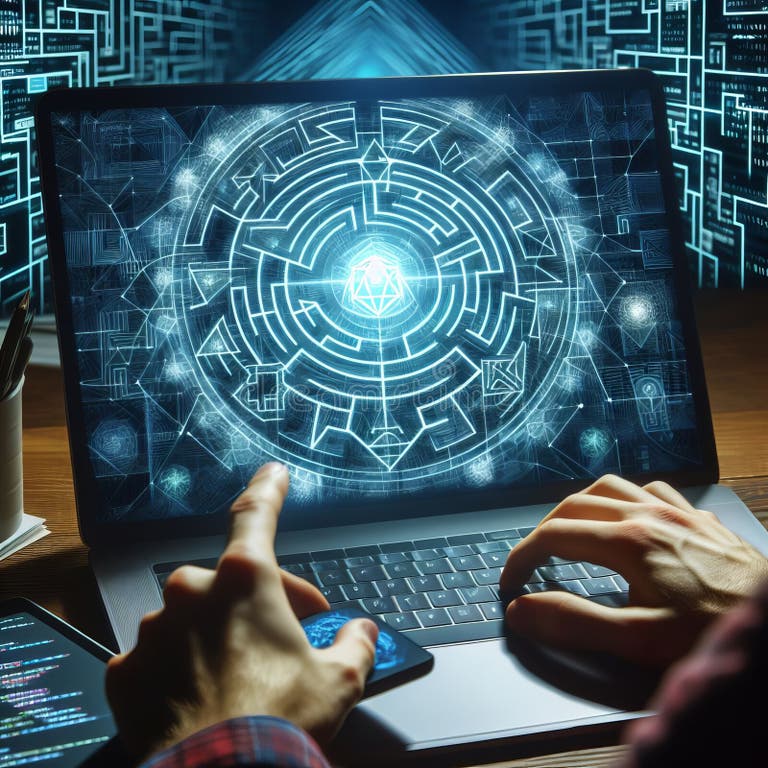 Coding Labyrinth Stock Illustrations – 261 Coding Labyrinth Stock Illustrations, Vectors ...