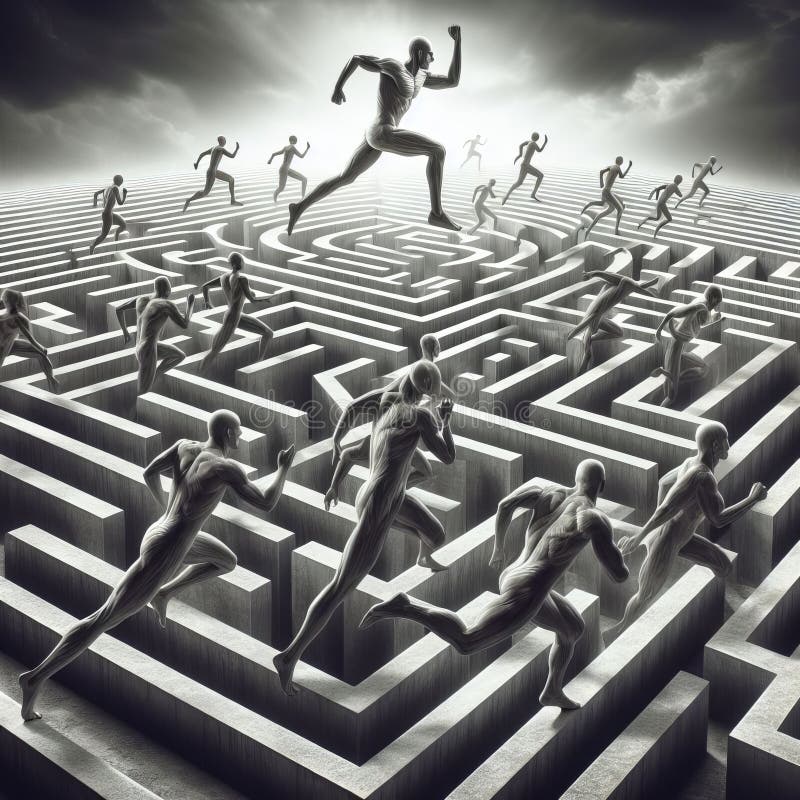 Maze Navigators Stock Photos - Free & Royalty-Free Stock Photos from ...