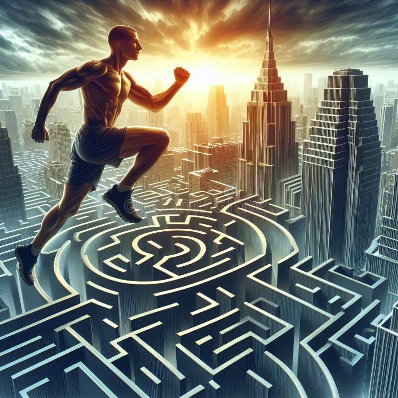 Maze Navigators Stock Illustrations – 4 Maze Navigators Stock ...