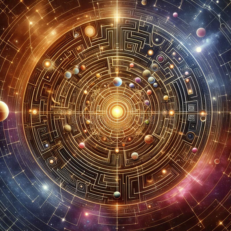 110 106. Labyrinth Sacred Geometry Study - Examination of Sybol Stock ...