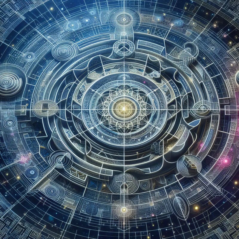 115 106. Labyrinth Sacred Geometry Study - Examination of Sybol Stock ...