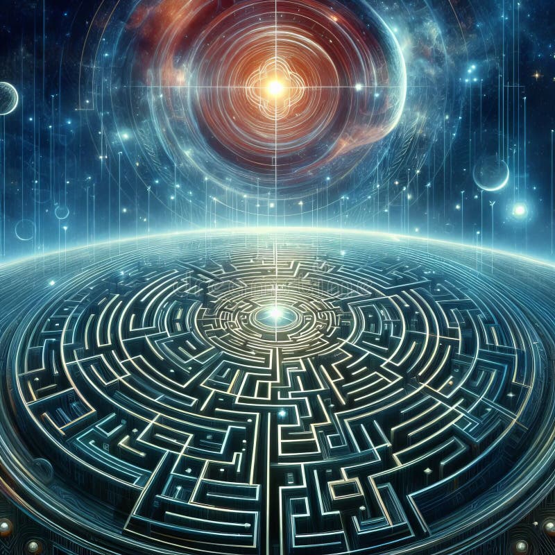 121 106. Labyrinth Sacred Geometry Study - Examination of Sybol Stock ...