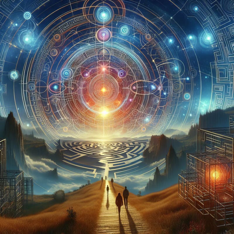 52 141. Labyrinth Sacred Geometry Study Group - Learni Stock ...