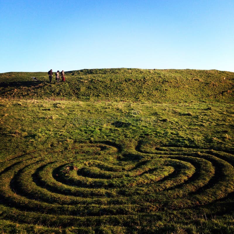 Labyrinth stock image. Image of winter, england, labyrinth - 53351129