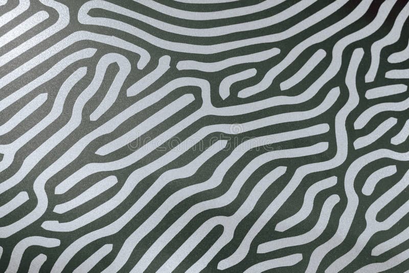 Labyrinth Texture with Metallic Reflections Stock Photo - Image of ...
