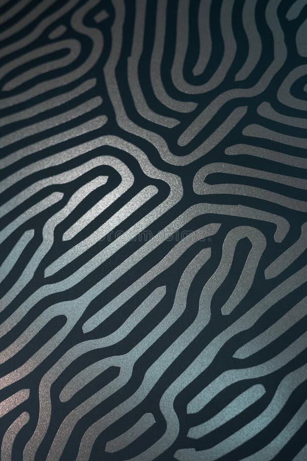 Labyrinth Texture with Metallic Reflections Stock Photo - Image of ...