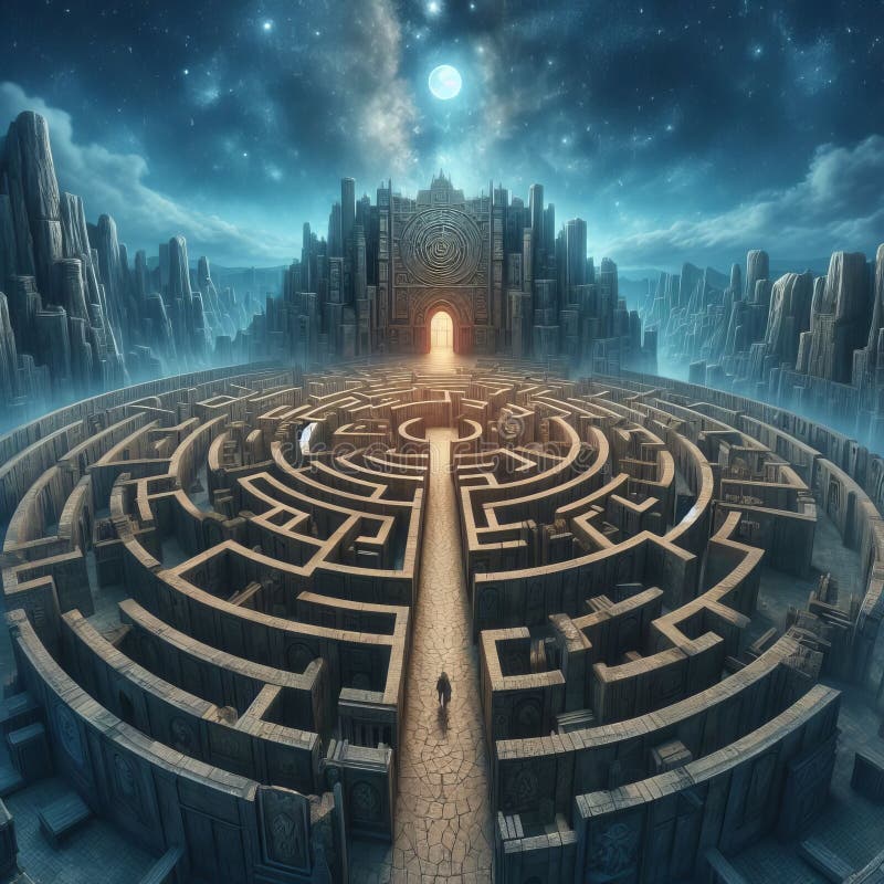 9 78. Labyrinth Theme Park Attraction - Amusement Park Rides R Stock ...