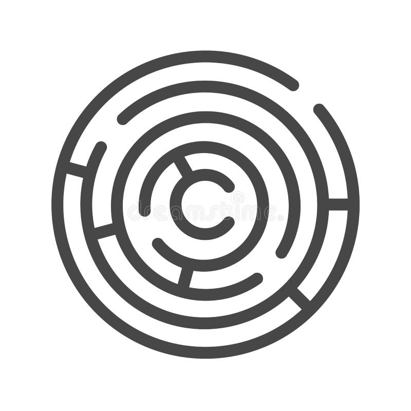 Labyrinth vector stock vector. Illustration of business - 12119836