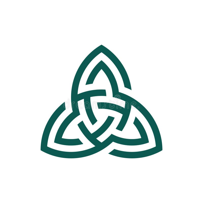 Labyrinth Trinity Logo Vector, Simple and Minimalist. Stock Vector ...
