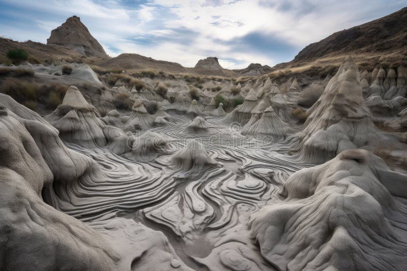Labyrinth of Twisting and Turning Natural Rock Formations Stock ...
