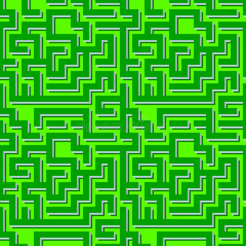 Labyrinth Vector Rectangle Shape. Maze Game Illustration Stock Vector ...