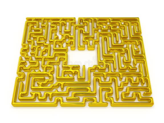 Labyrinth stock illustration. Illustration of form, strip - 30928626