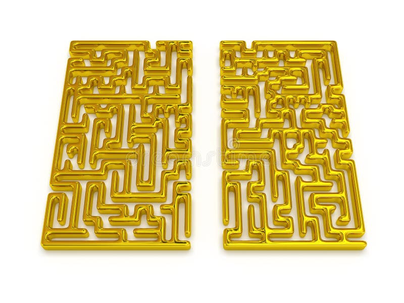 Labyrinth stock illustration. Illustration of strip, labyrinth - 31344878