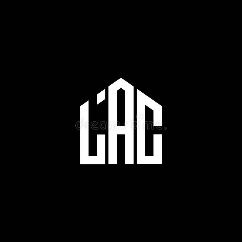 LAC Letter Logo Design on BLACK Background. LAC Creative Initials ...