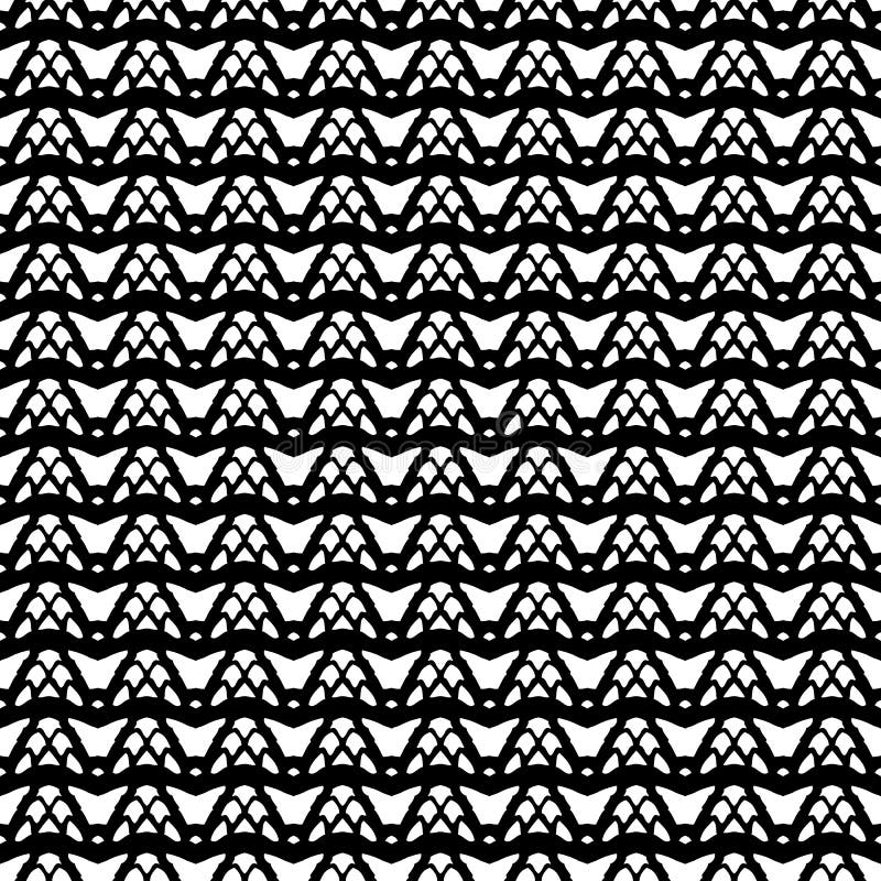 Lace Black Seamless Mesh Pattern. Stock Vector - Illustration of ...