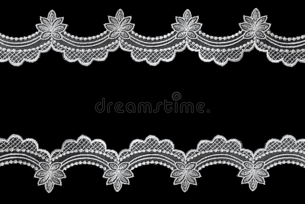 Lace Border stock photo. Image of lace, cotton, close - 9909472
