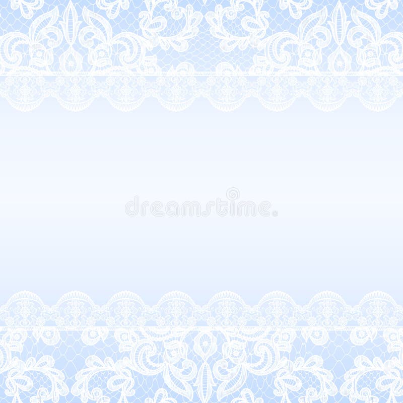 Lace on blue background stock vector. Illustration of blue - 53703275