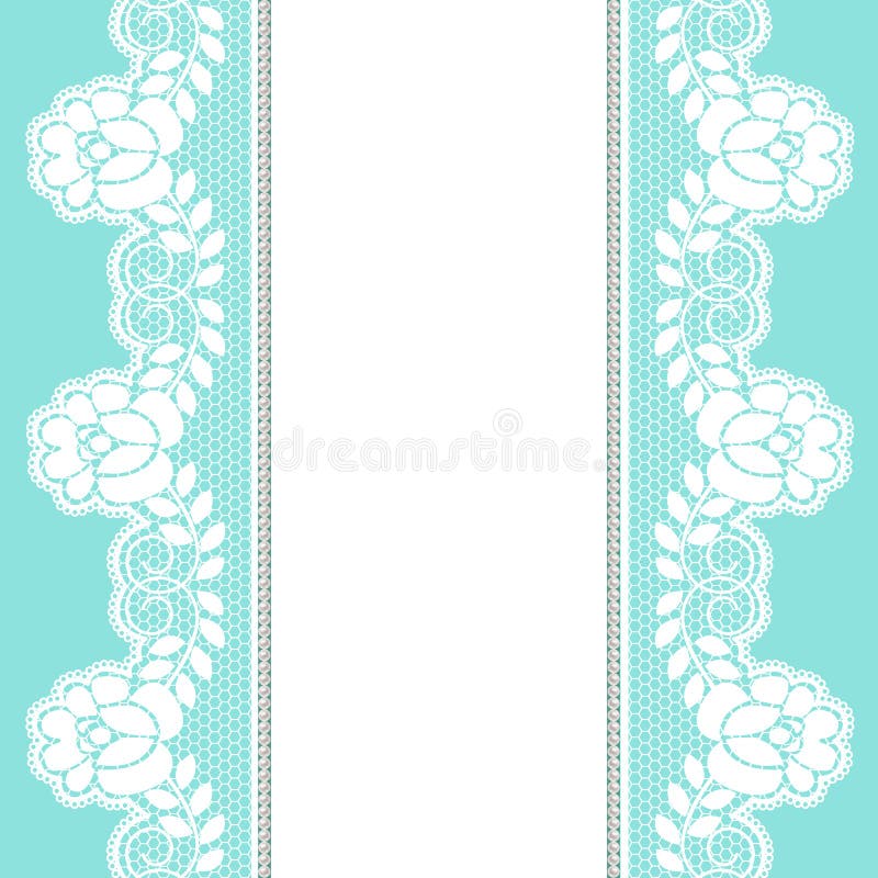 Lace border stock vector. Illustration of floral, congratulations ...