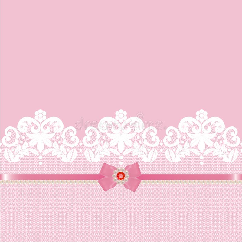 Lace border stock vector. Illustration of invitation - 51755750