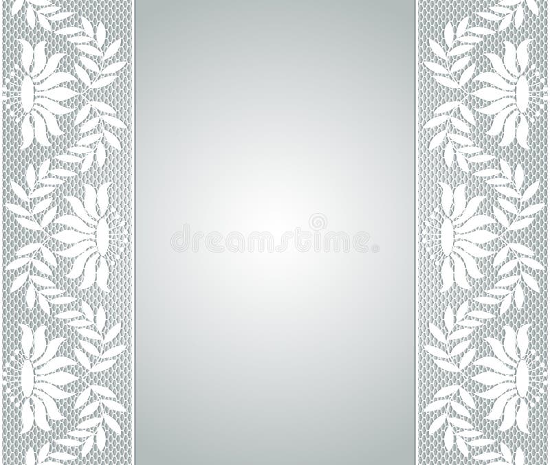 Lace borders stock vector. Illustration of roses, seamless - 51756210