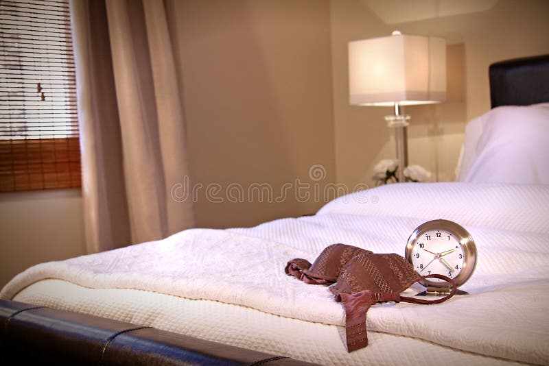 Lace Brassierre Laying Across Bed Stock Photo - Image of stack, wash ...