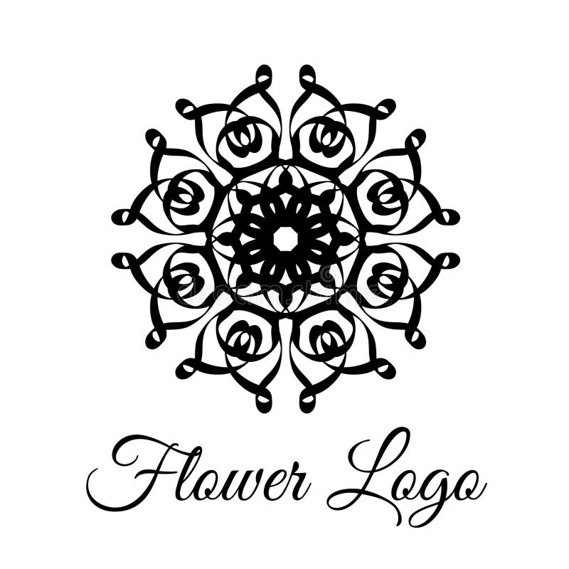 Lace Calligraphy Logo stock vector. Illustration of logo - 364493819