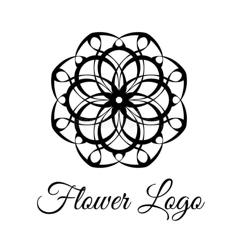 Lace Calligraphy Logo stock vector. Illustration of geometric - 364493853