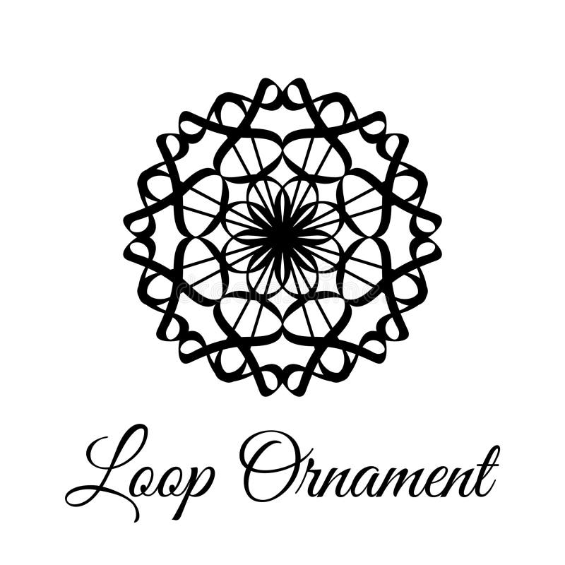 Lace Calligraphy Logo stock vector. Illustration of logo - 364493873