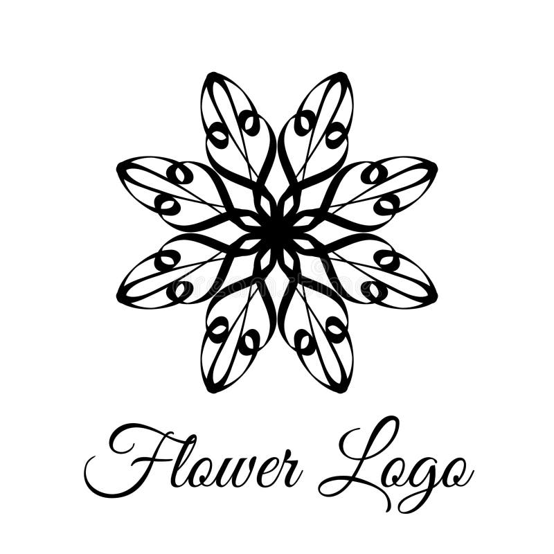 Lace Calligraphy Logo stock vector. Illustration of lace - 364493905