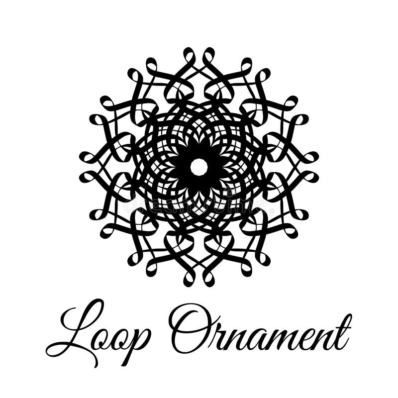 Lace Calligraphy Logo stock vector. Illustration of ornate - 364493979