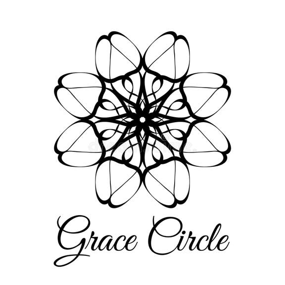 Lace Calligraphy Logo stock vector. Illustration of decoration - 364494101