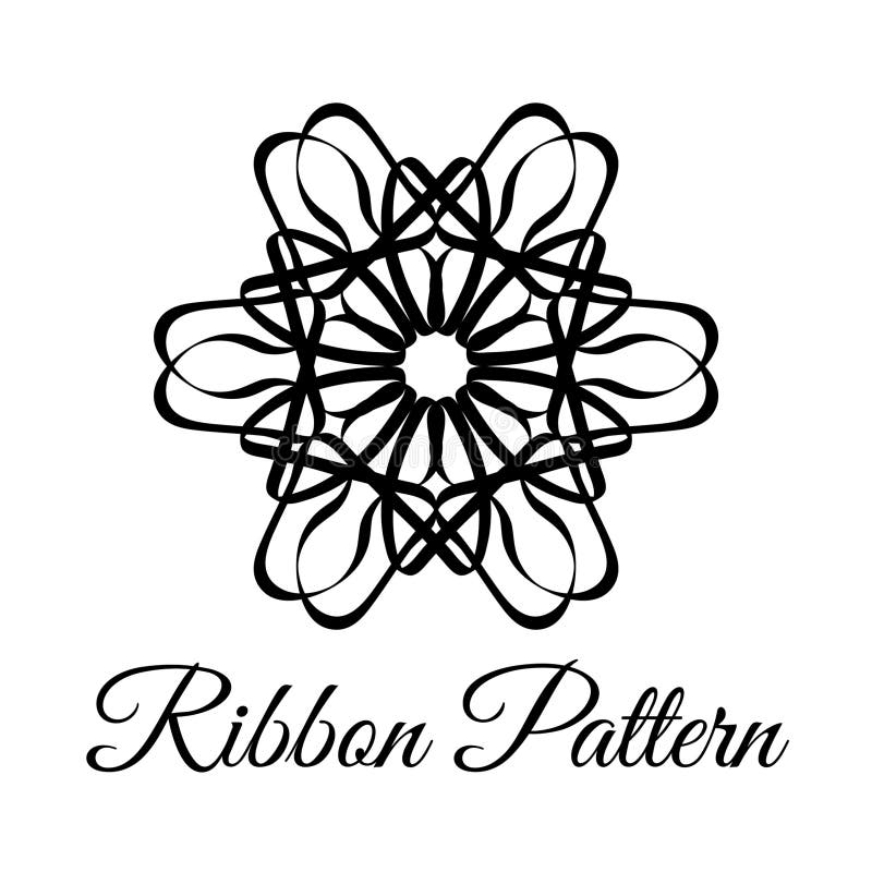 Lace Calligraphy Logo stock vector. Illustration of line - 364494239