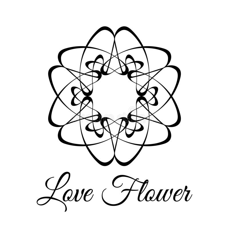 Lace Calligraphy Logo stock vector. Illustration of symbol - 364494183