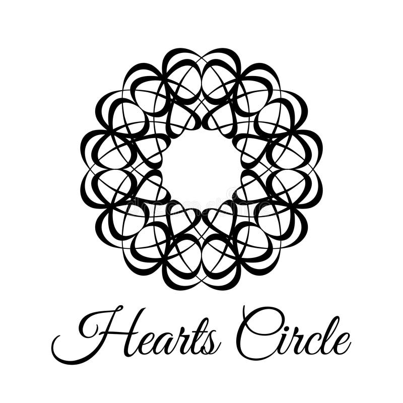 Lace Calligraphy Logo stock vector. Illustration of love - 364494307