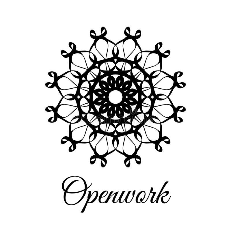 Lace Calligraphy Logo stock vector. Illustration of vintage - 364494001