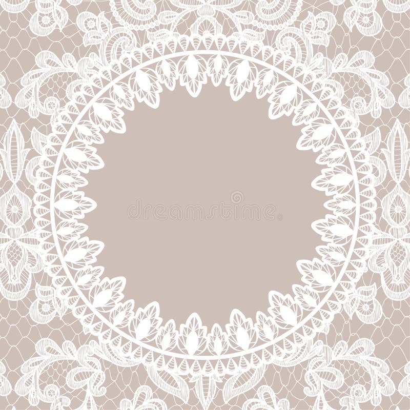 Lace card stock vector. Illustration of lace, decoration - 235199998